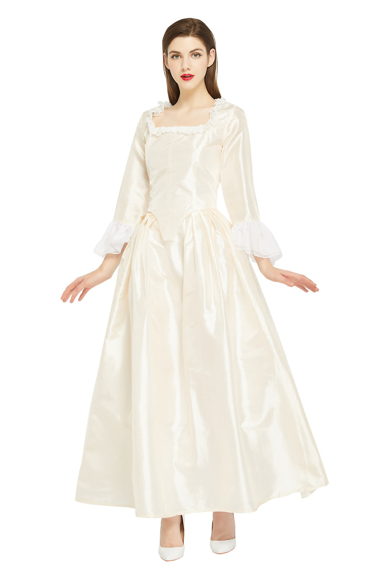 Cosplayflying - Buy Hamilton Musical Elizabeth Schuyler White Stage ...