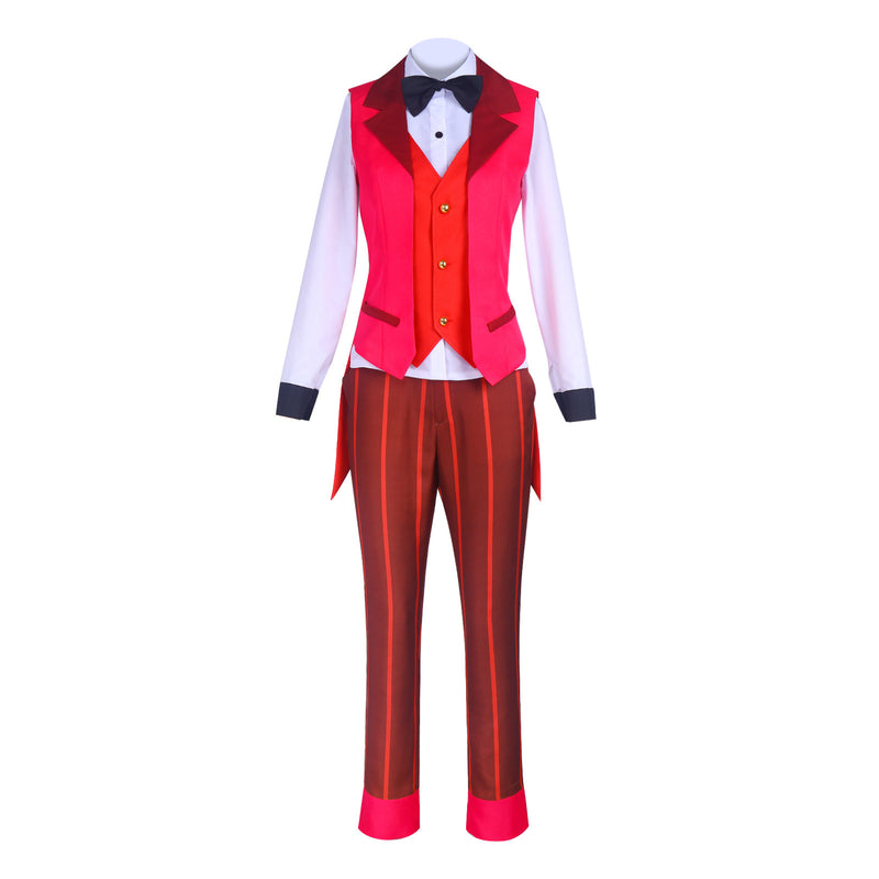 Hazbin Hotel Elizabeth Cosplay Costume Ball Red Full Set Uniform ...