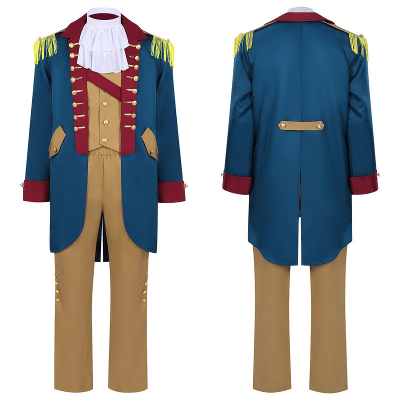 Men Hamilton George Washington Cosplay Costume Performance Patriot Uni ...