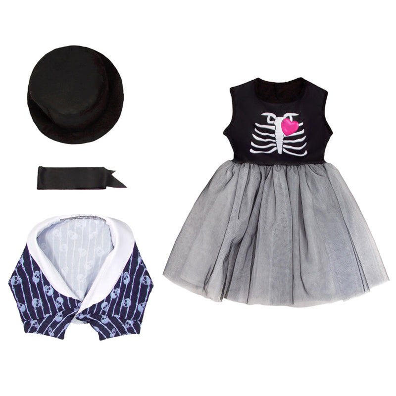 Skeleton Girl Cosplay Costume Performance Clothing Magician Uniform ...