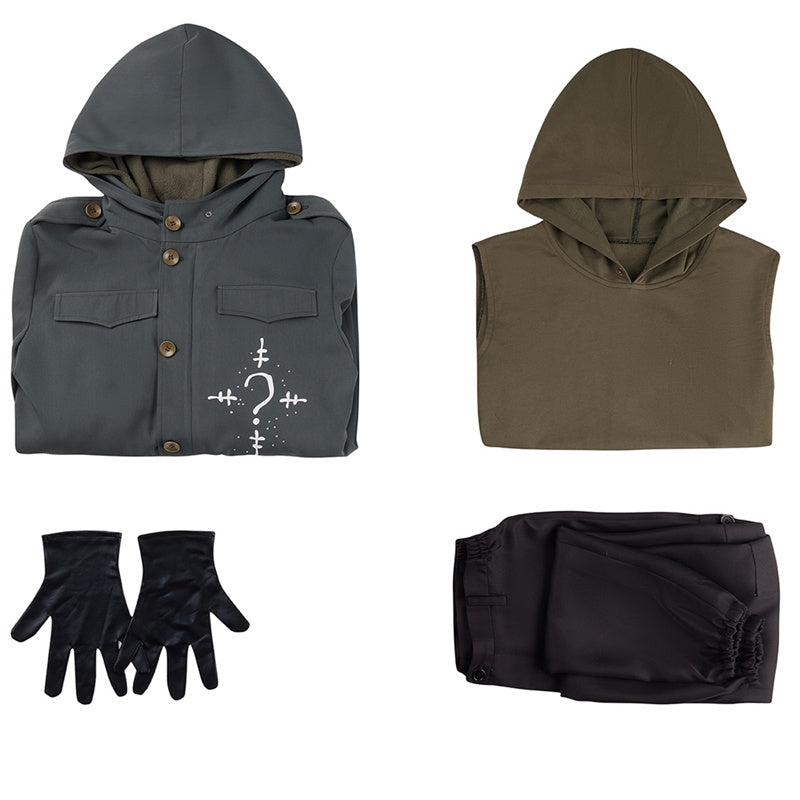 TV Series The Batman Riddler Cosplay Costume Dark Hoodie Outdoor ...