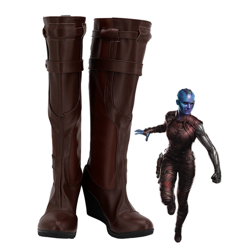 Cosplayflying - Buy Avengers: Endgame Nebula Cosplay Shoes Boots Custom ...