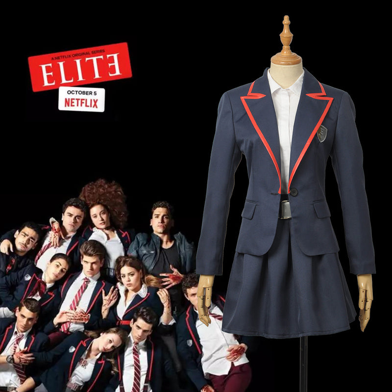 Cosplayflying - Buy TV Series Elite Junior High School Uniform Blue ...